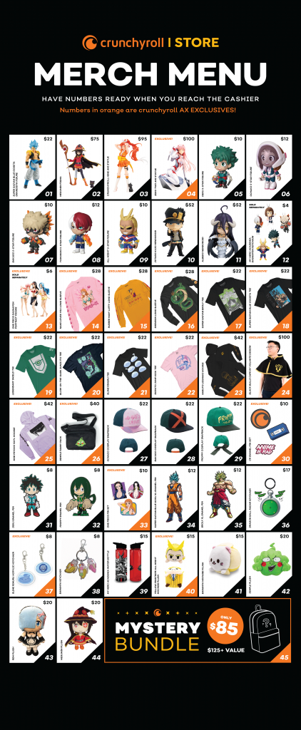 Crunchyroll Unveils Exclusive Merchandise for Anime Expo 2019 - 8Bit/Digi