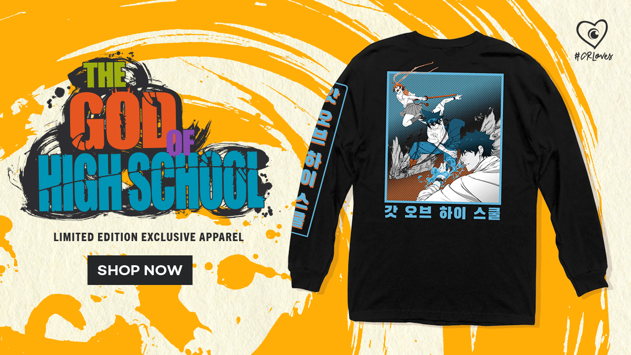 Crunchyroll Loves Announces The God of High School Merchandise - 8Bit/Digi